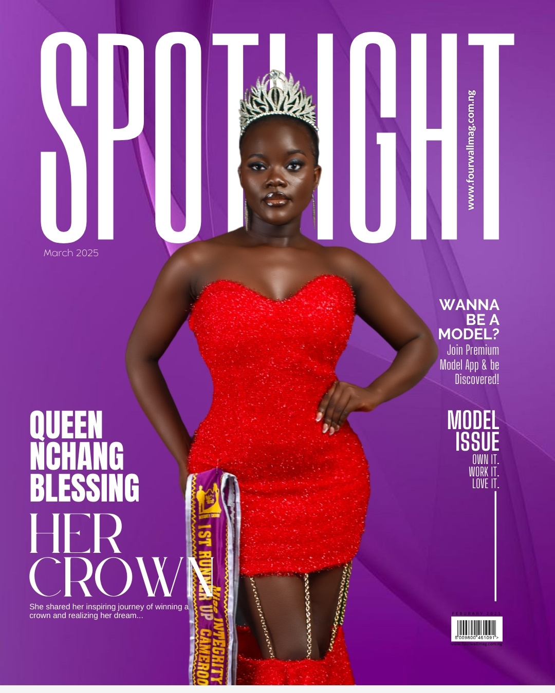 Queen Nchang Blessing: March 2025 Model Of The Month - Fourwall Magazine
